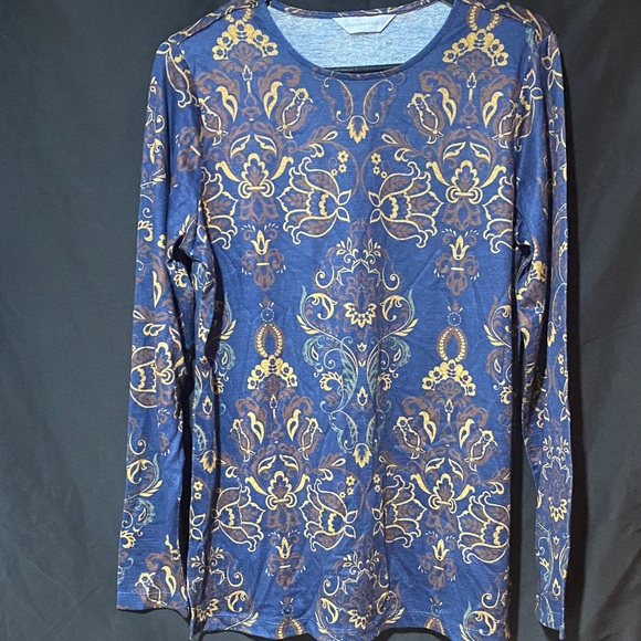 Christopher & Banks | Tops | 35 Christopher Banks Navy And Gold ...